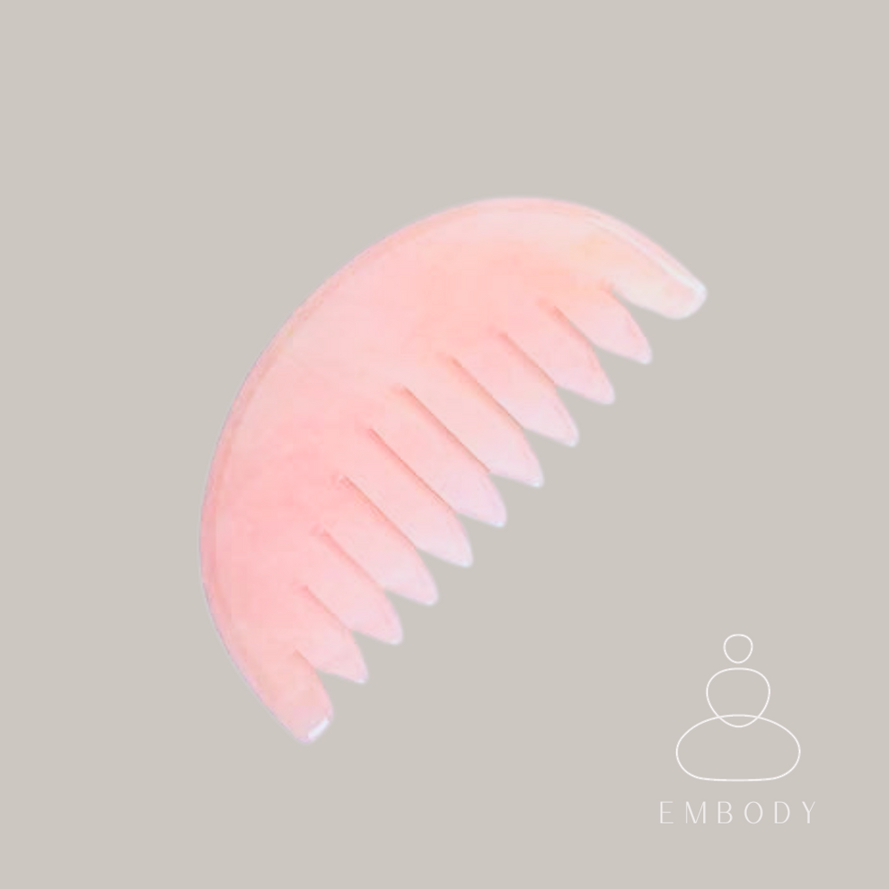 Rose Quartz Sensory Comb – Embody